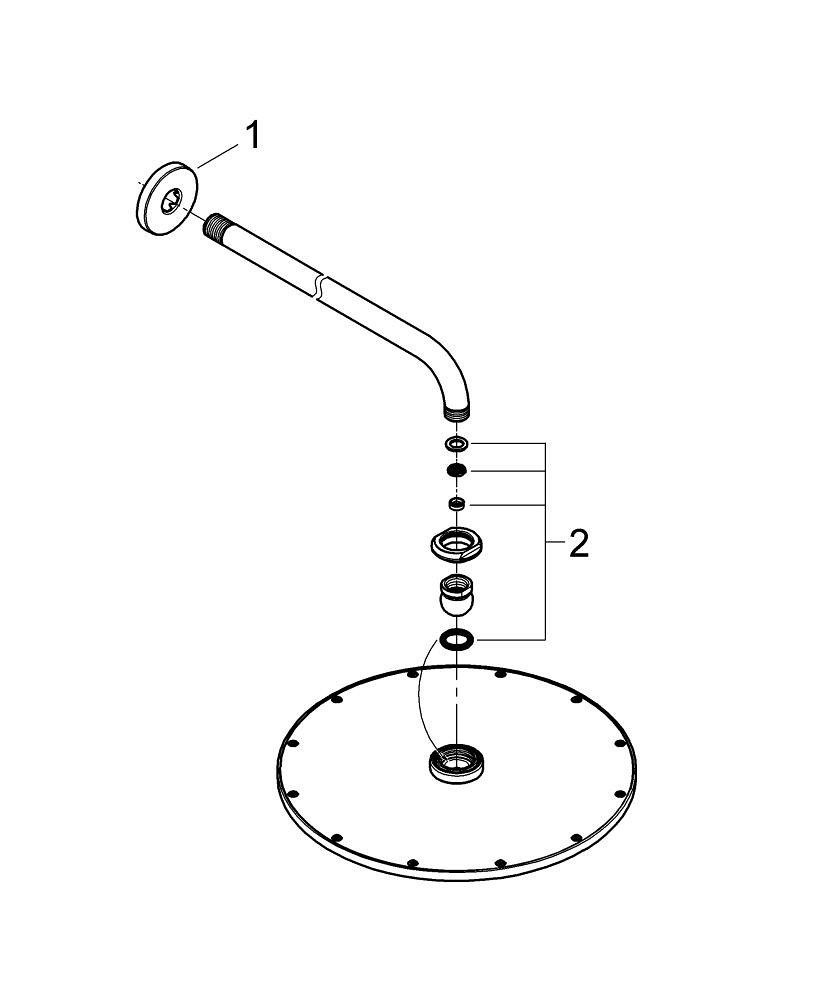 GROHE Rainshower Cosmopolitan 310 Hoofddouche - 31cm - 1 straalsoort ...