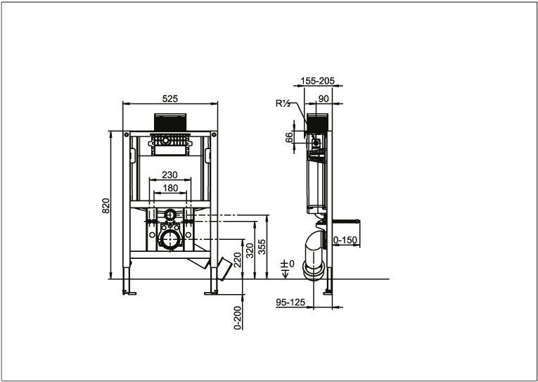 Villeroy & Boch Viconnect WC-element met inbouwreservoir voor ...