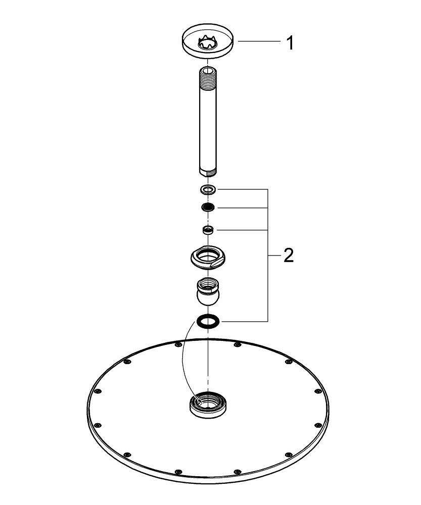 GROHE Rainshower Cosmopolitan 310 Hoofddouche - 31cm - 1 straalsoort ...