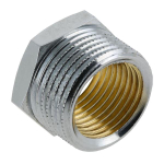 Bonfix draad verloopring 1/2"x3/8" - 821711cr - Sanitairwinkel.nl