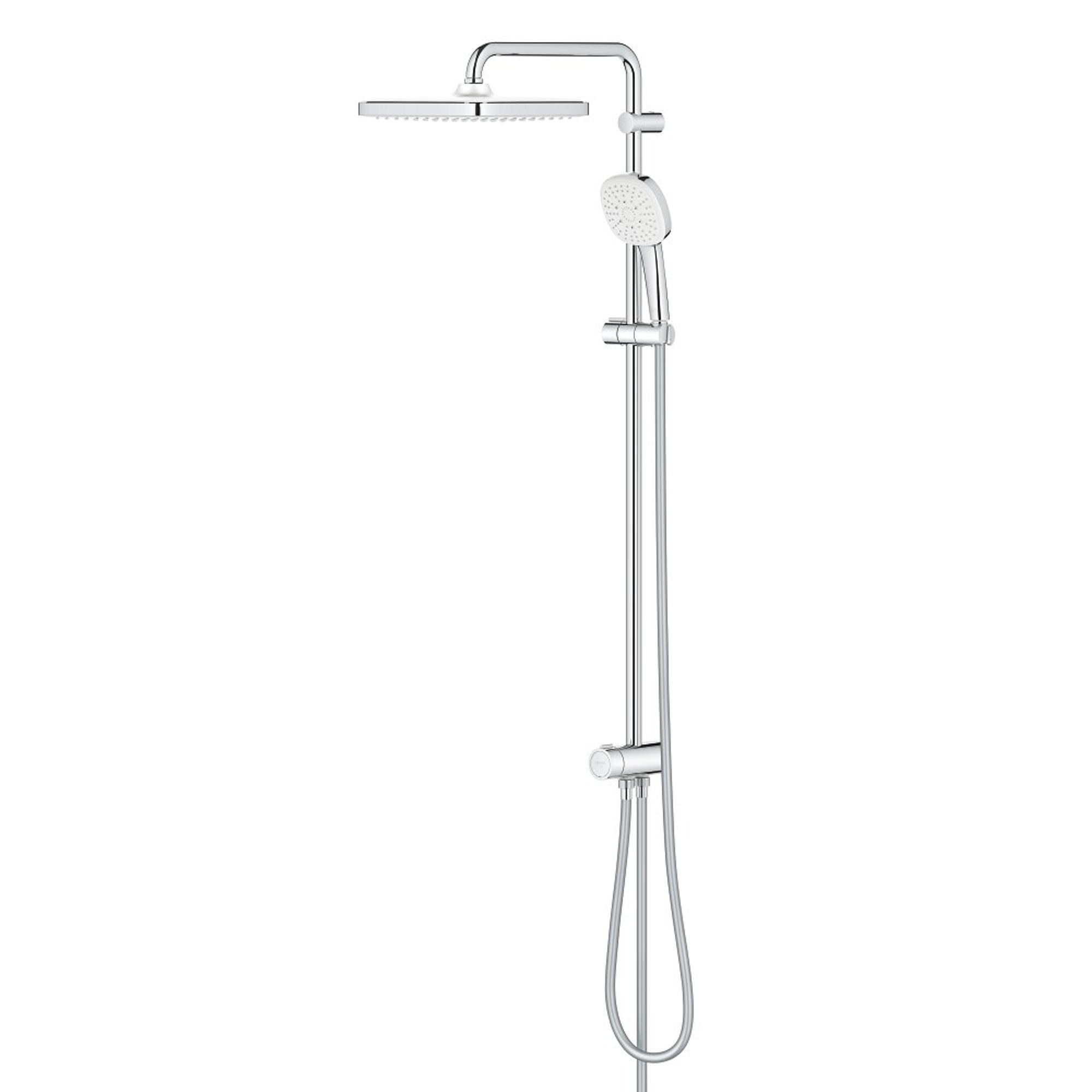 Grohe Tempesta 250 cube douchesysteem met omstelling 92cm chroom ...