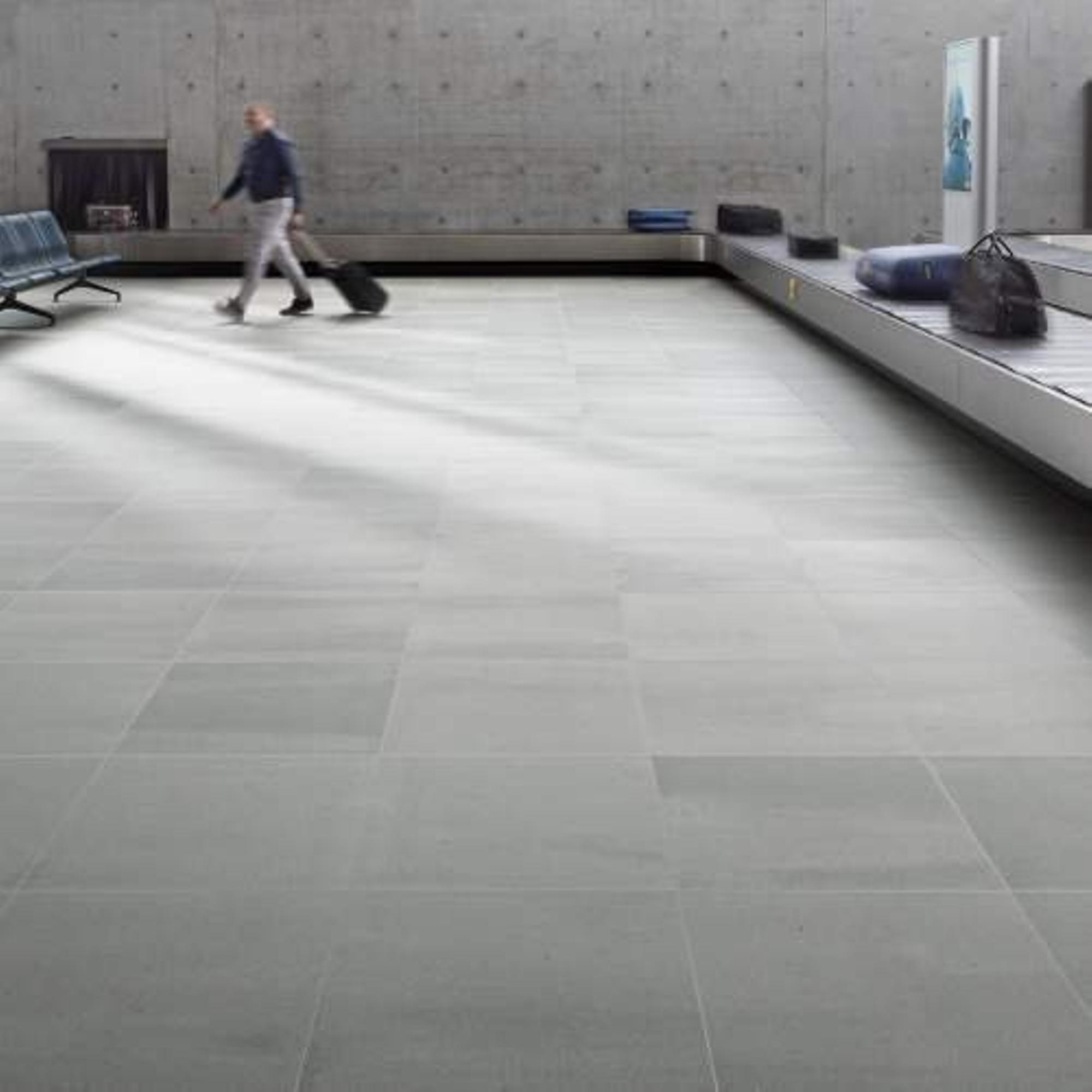 Mosa solids vloertegel 60x60cm vierkant donker warm grijs mat ...