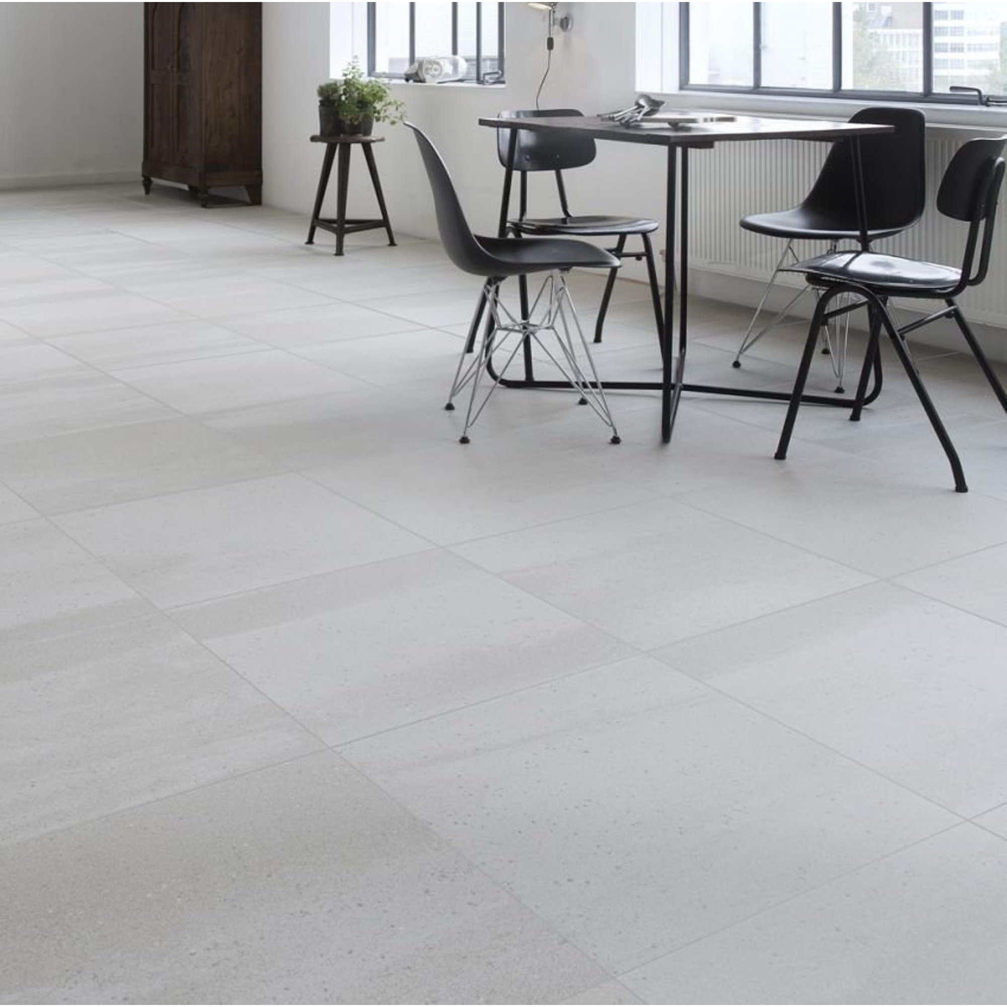 Mosa solids carreau de sol 60x60cm carré gris chaud foncé mat ...