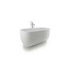 Duravit Luv Baignoire îlot 180x85cm avec vidage et trop-plein Blanc ...