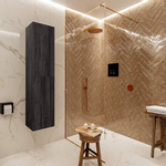 MONDIAZ BEAM Kolomkast - 160cm - 2 deuren - Antracite ...