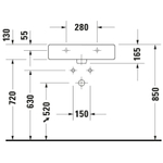Duravit Vero wastafel 60 x47 cm. met 1 kraangat wit - 0454600000 ...