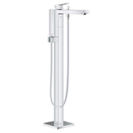 GROHE Eurocube Freestander badkraan met omstel met douchehouder met ...