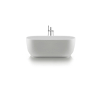 Duravit Luv Baignoire îlot 180x85cm avec vidage et trop-plein Blanc ...