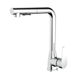 Plieger Vand keukenkraan met uittrekbare uitloop chroom - N2041502 - Sanitairwinkel.nl