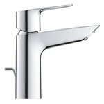 GROHE Bauloop waterbesparende wastafelkraan M-Size met trekwaste chroom ...