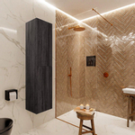 MONDIAZ BEAM Kolomkast - 160cm - 2 deuren - Antracite ...