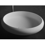 Ideavit Solidego Lavabo à poser 40x40x11.2cm rond sans trou pour robinetterie 1 vasque Solid ...
