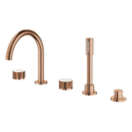 Grohe Atrio private collection Mitigeur baignoire sur gorge - 5 trous - avec poignées - Warm ...