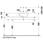 Duravit Bacino opzet waskom wit - 0325420000 - Sanitairwinkel.nl