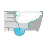 Duravit Me by starck wandcloset 57cm spoelrandloos diepspoel wit-mat ...