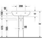 Duravit D Code Lavabo 60x46cm Blanc - 23106000002 - Sawiday.fr