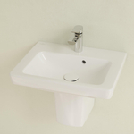 Villeroy & Boch Subway 2.0 fontein 50x40cm 1 kraangat met overloop wit ...