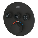 Grohe Grohtherm Smartcontrol Mitigeur douche - melangeur - Noir mat ...