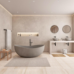 Ideavit IDEA.SENSE-D5 vrijstaandbad - 160x97,5x58cm - anti-kras - nano-coating - inclusief pop ...