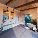 MONDIAZ ALAN - DLUX Badkamermeubelset - 200cm - onderkast - Clay - 2 ...