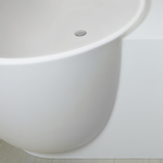 Duravit Luv Baignoire d'angle gauche 185x95cm Blanc mat ...