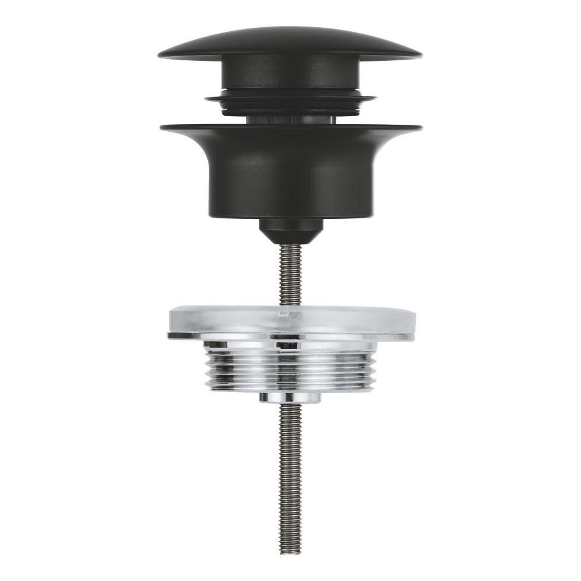 GROHE Waste Set - Ø63mm - push open - matte black OUTLETSTORE ...