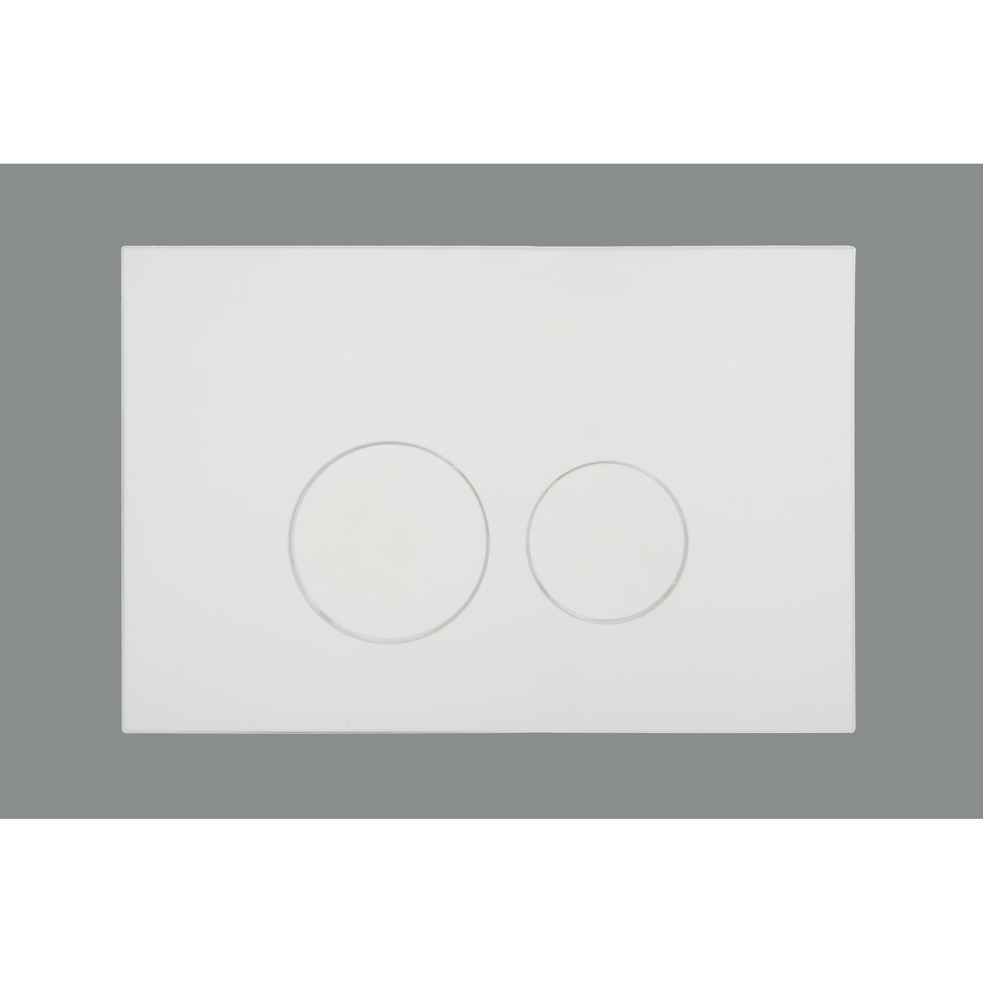 QeramiQ Push Plaque de commande - pour réservoir encastré Geberit UP320 ...