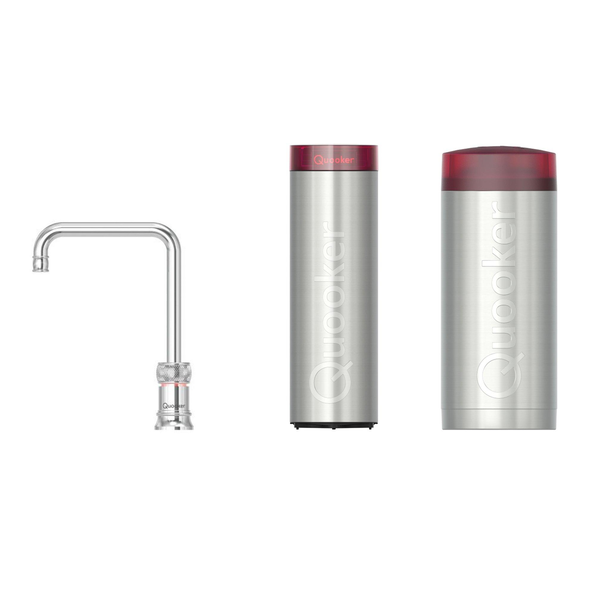 Quooker Classic Nordic Square kokendwaterkraan - draaibare uitloop ...