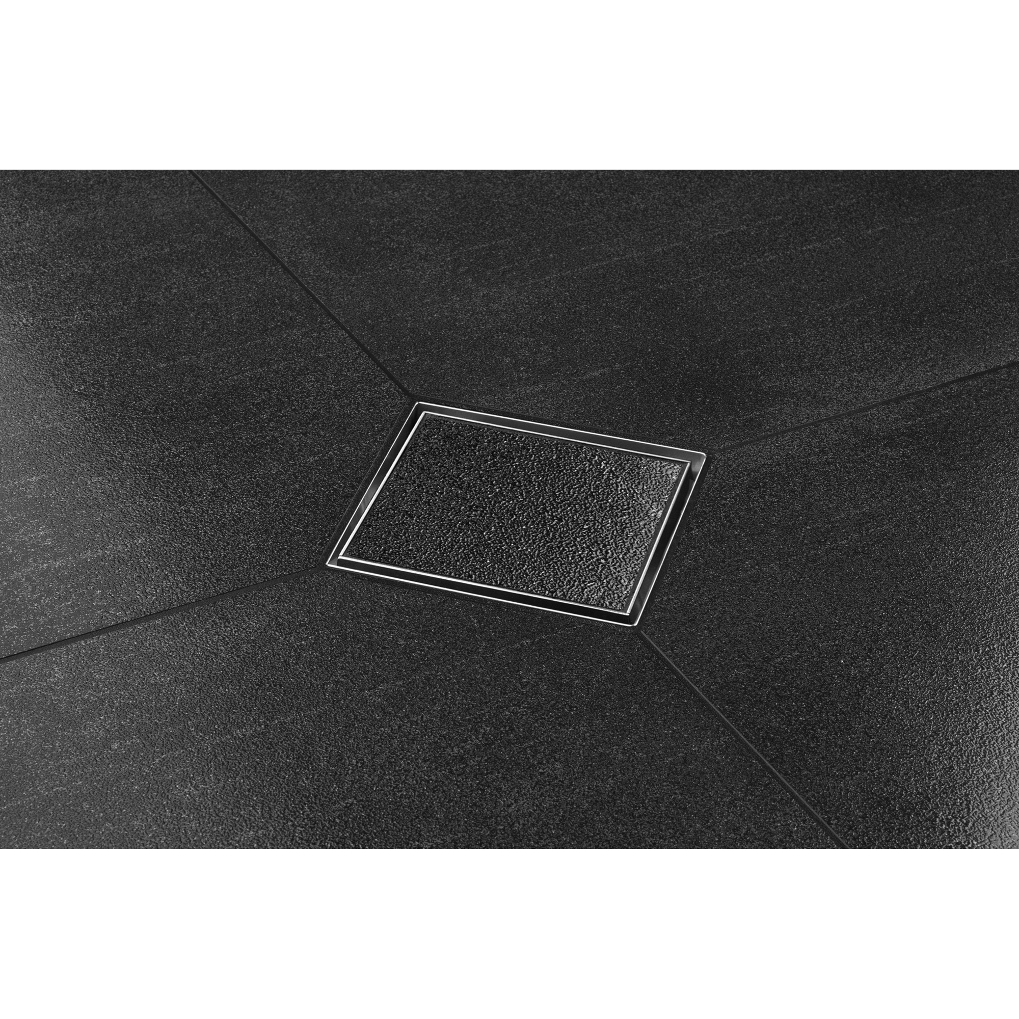 Easy drain Aqua Plus Quattro vloerput - 20x20cm - betegelbaar rooster ...