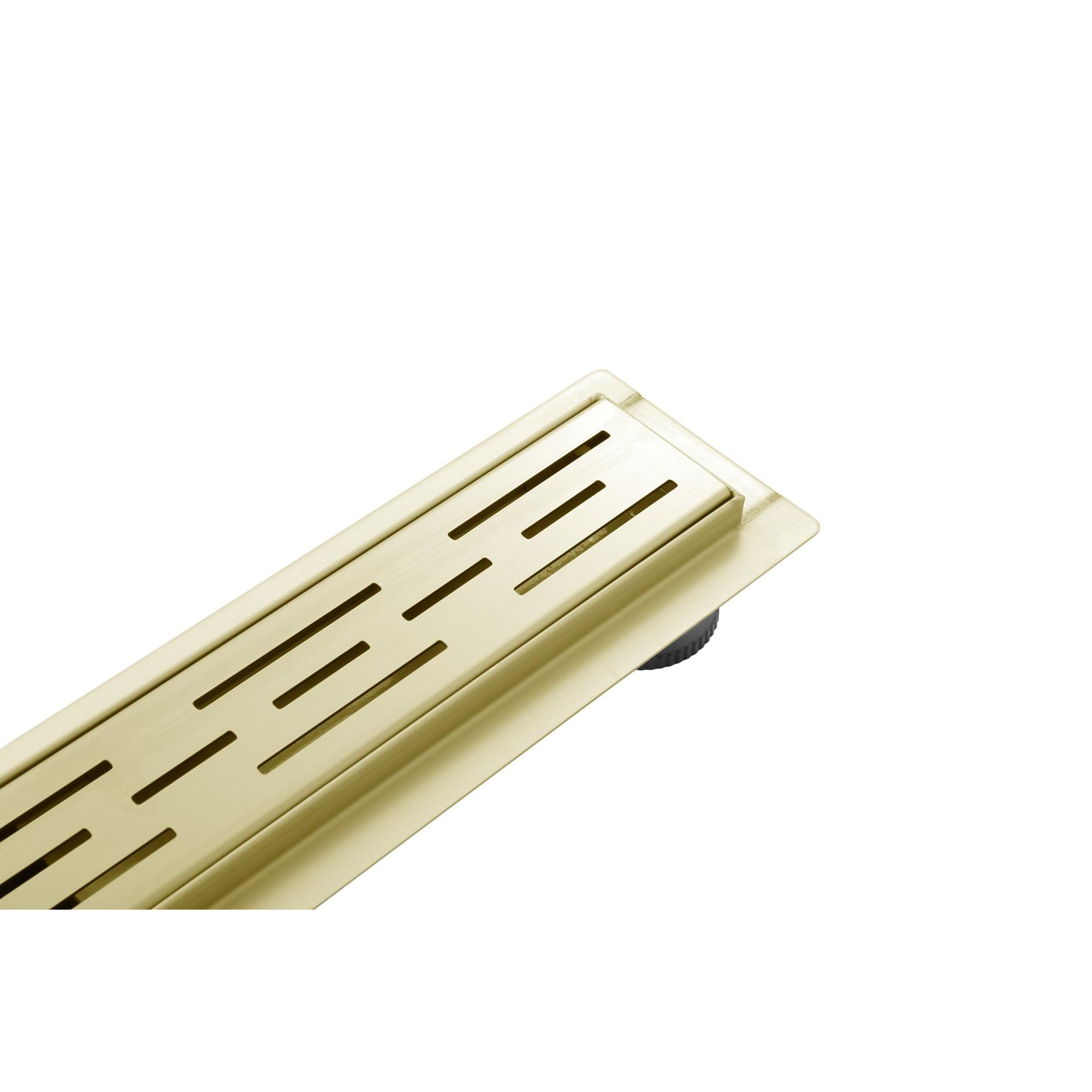 Adema Ralo douchegoot - 70cm - met rooster - met flens - geborsteld ...