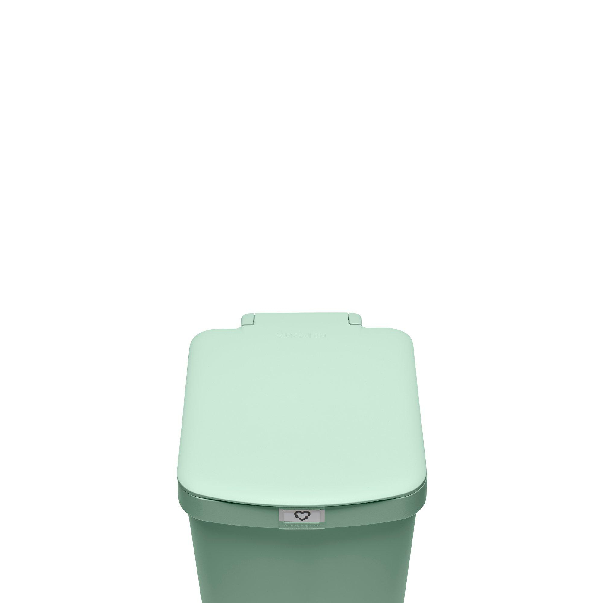Brabantia StepUp Pedaalemmer - 25 liter - jade green - 800412 - Sawiday.be