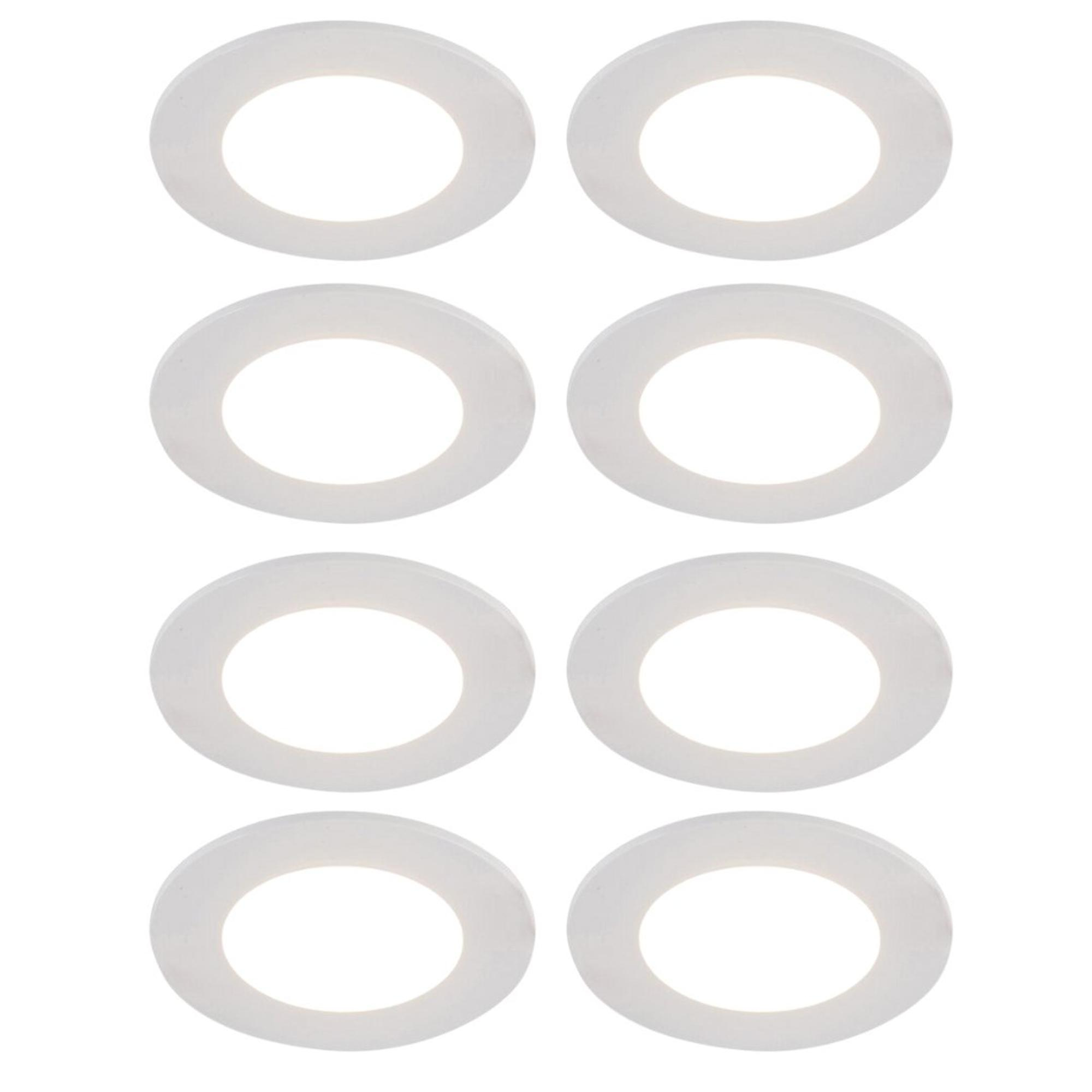 QAZQA Blanca Spot encastrable - set de 8 - 9x9cm - LED incluse - 3 ...