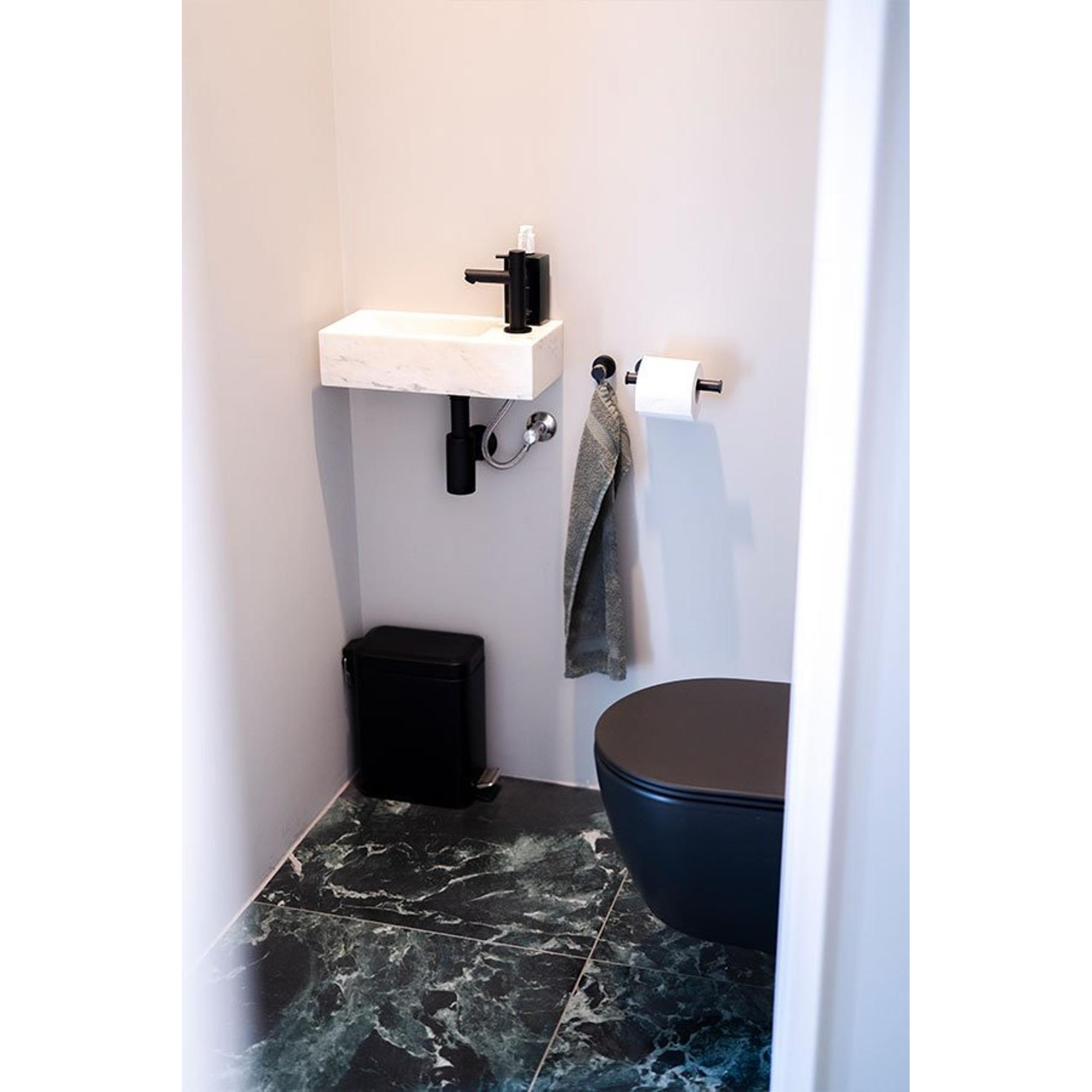 Differnz Helios fonteinset - 37.5x18.5x9.5cm - Rechthoek - 1 kraangat ...