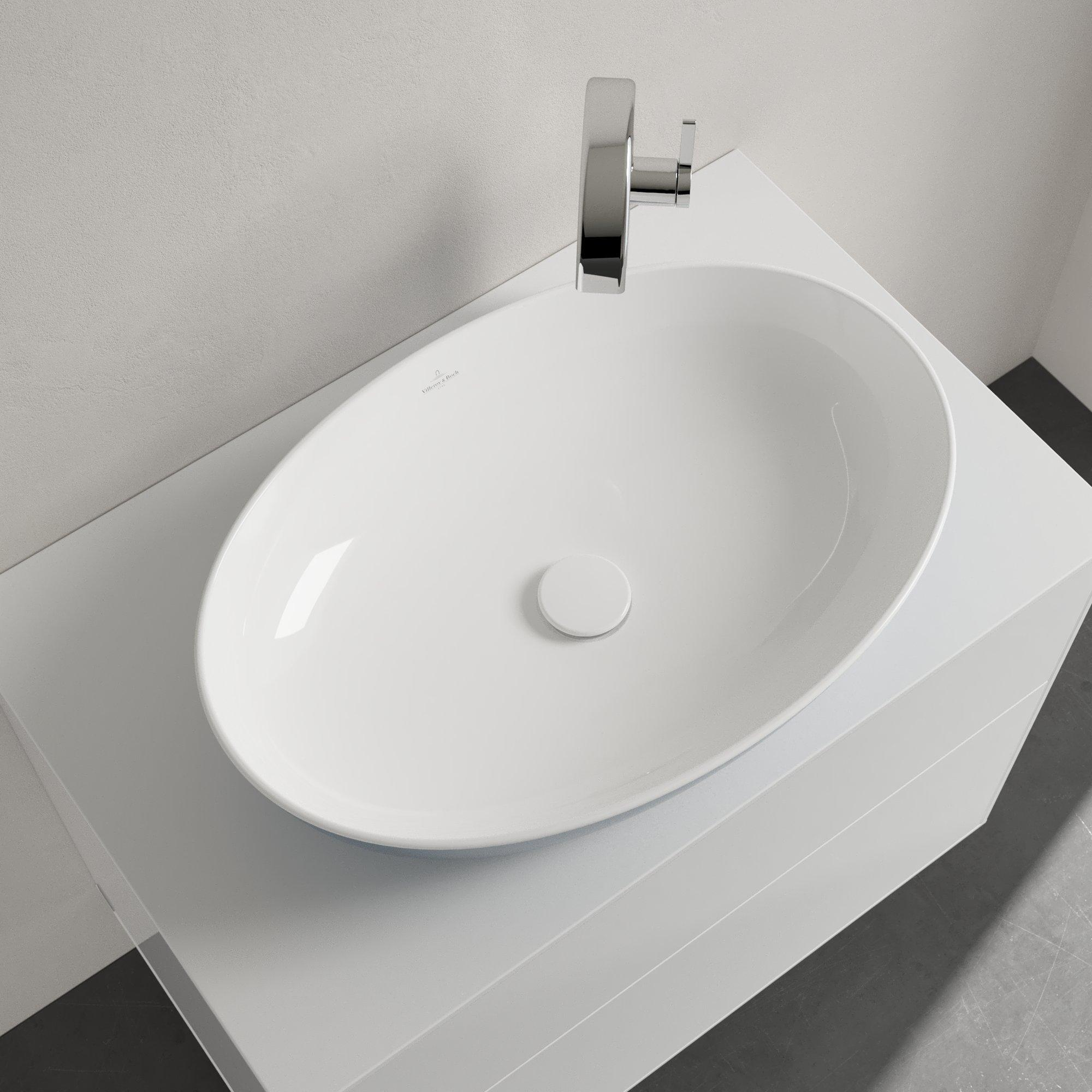 Villeroy & Boch Artis opzetwastafel 61x41cm zonder kraangat c-plus ...