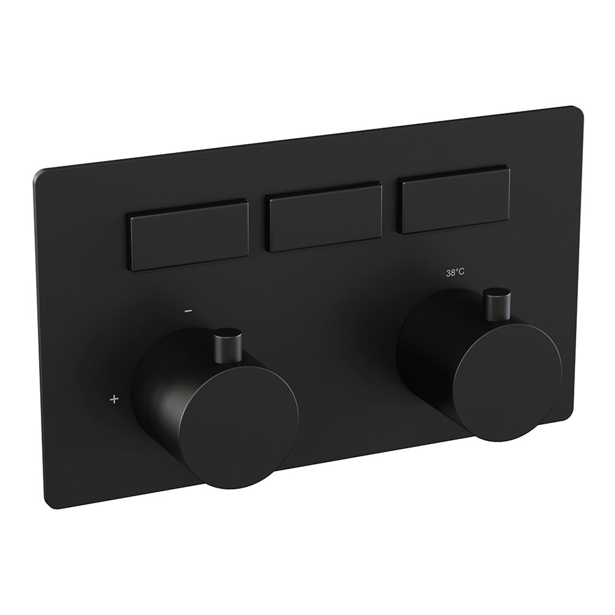 BRAUER Black Edition - 3 functies - inbouwthermostaat - inclusief ...