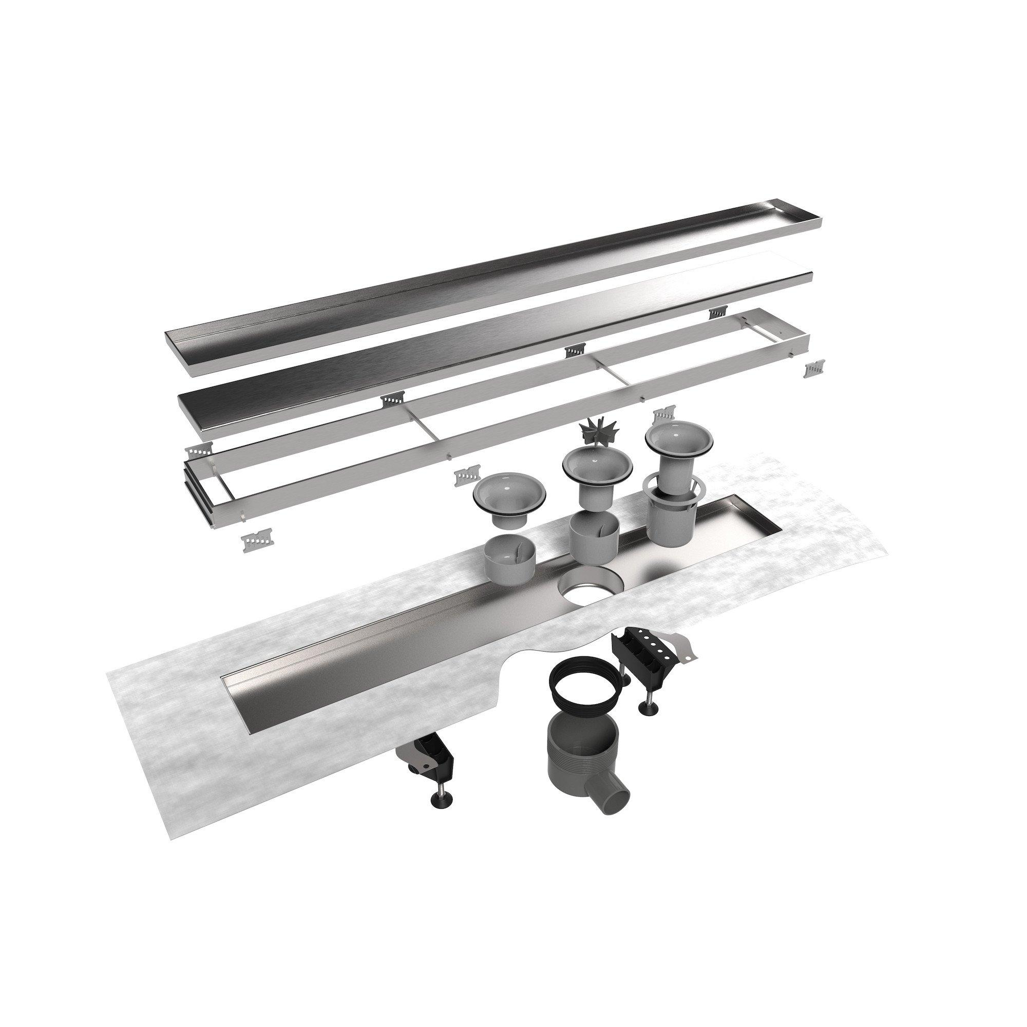 Easy Drain Multi TAF afvoergoot enkele plaat 150cm met Zero design ...