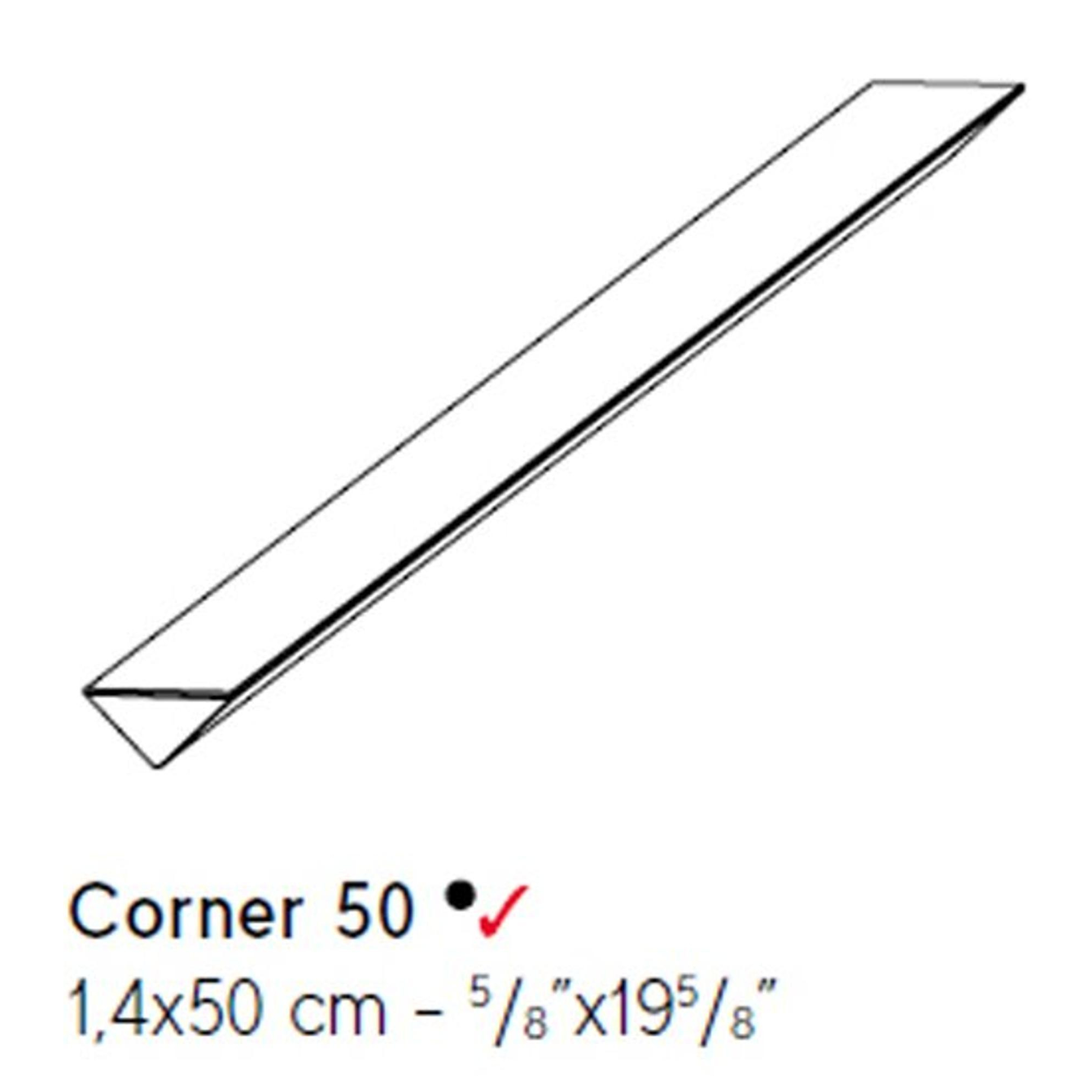 Atlas Concorde Boost Color Pièce d''angle de plinthe - 1x50cm - 8.5mm ...