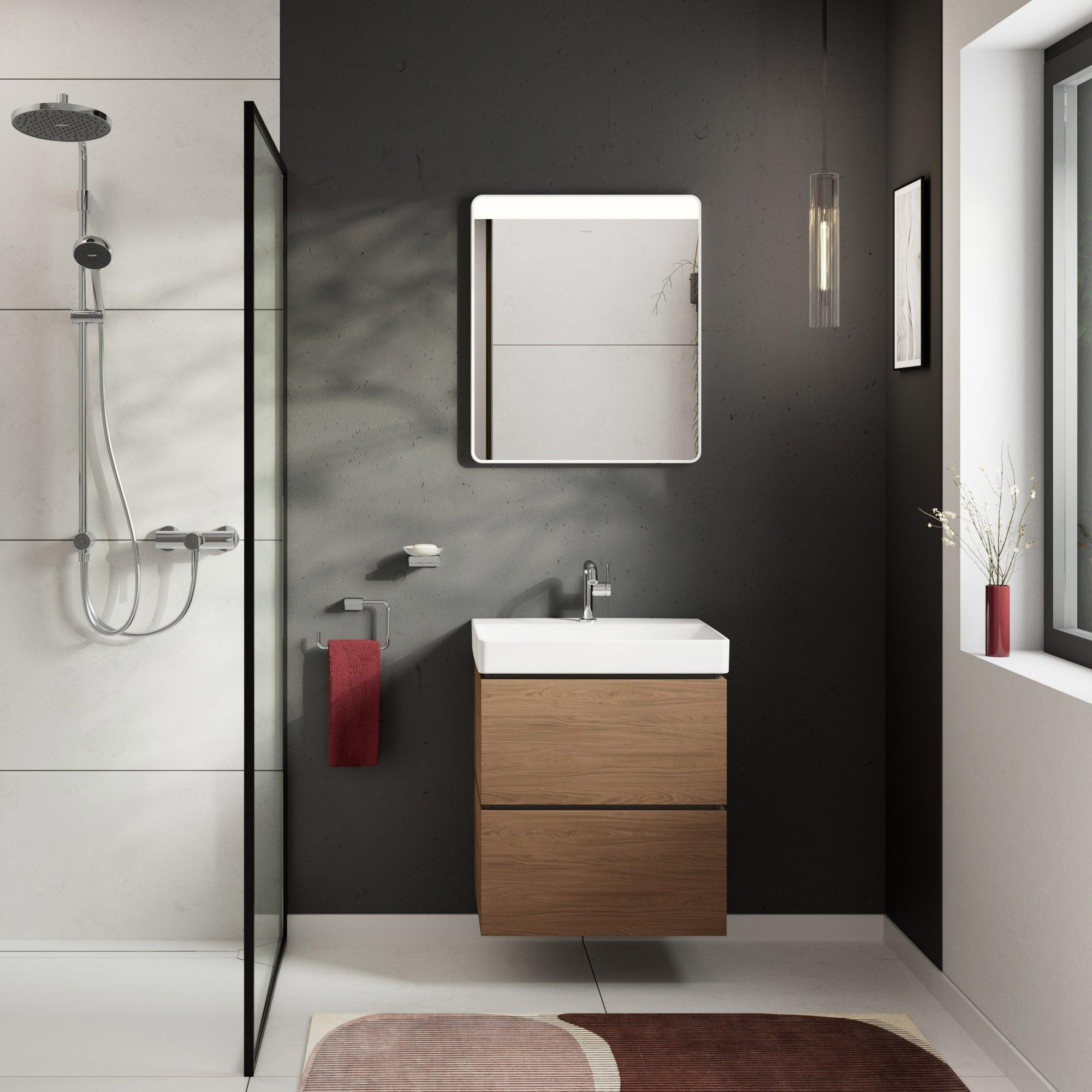 Hansgrohe Xilesa E badmeubel 580/470 met 2 lades voor wastafel Cashmere ...