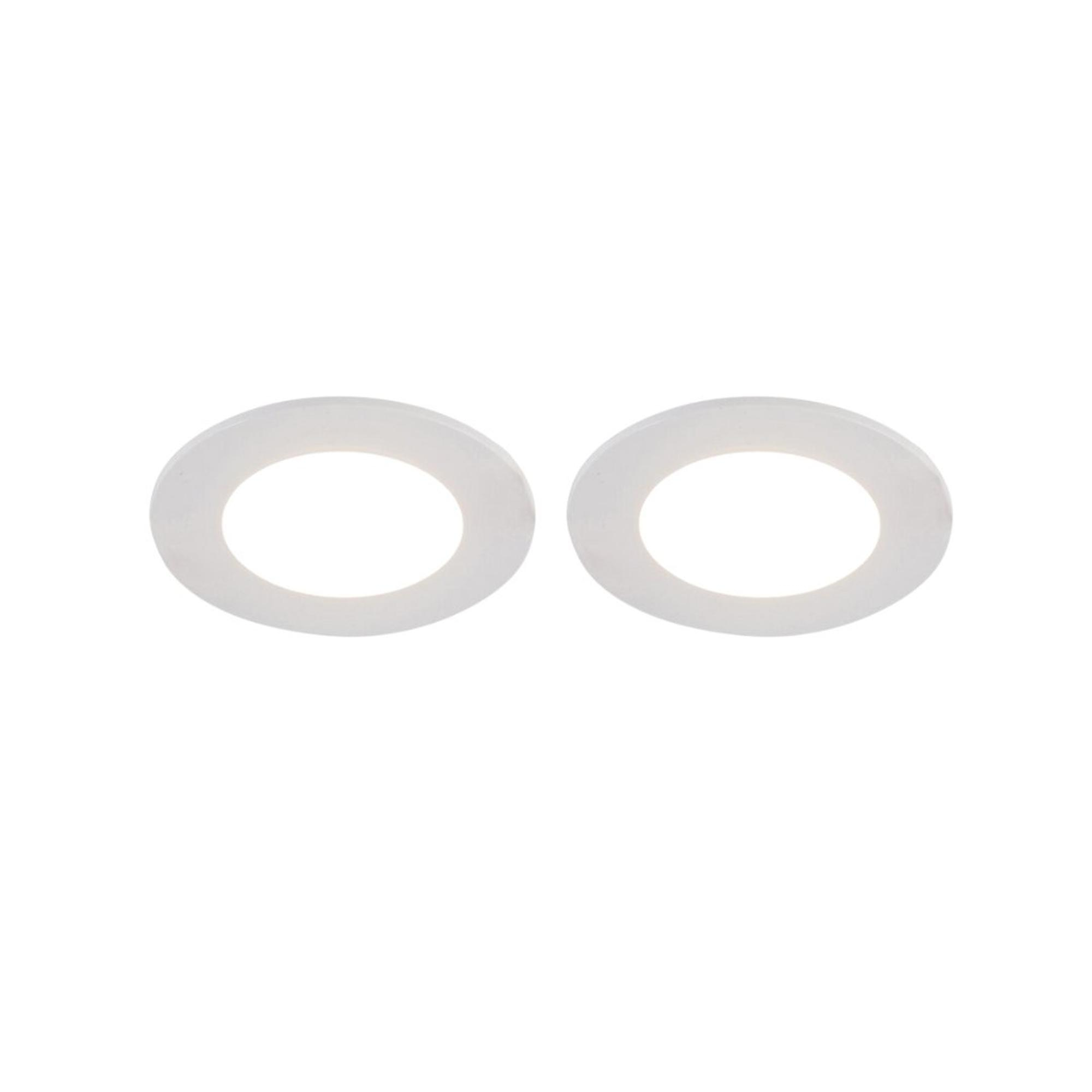 QAZQA Blanca Spot encastrable - set de 2 - 9x9cm - incl. LED - dimmable ...