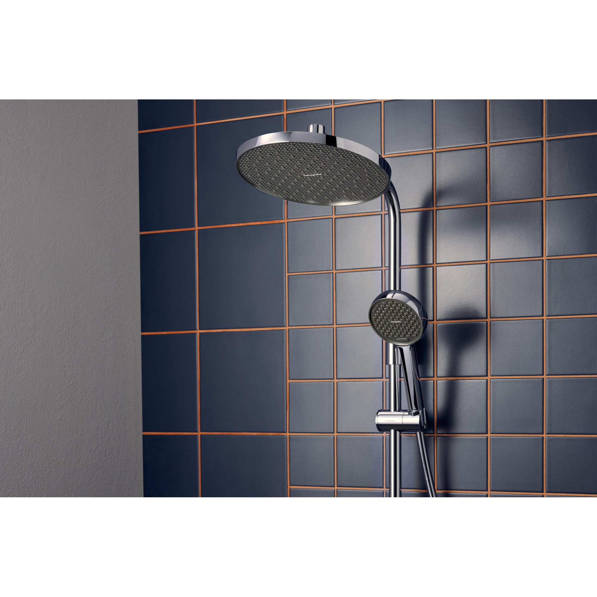 Hansgrohe Activera s showerpipe 240 - 1 jet - EcoSmart - mengkraan - chroom - 28875000 ...