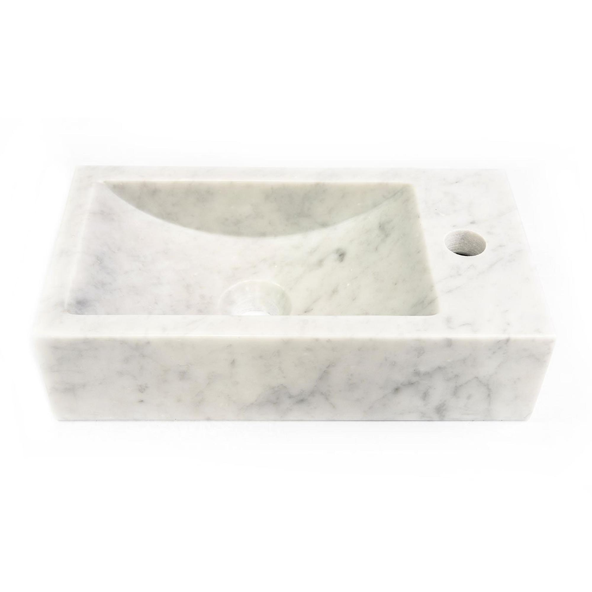 Saniclass Dia Fontein - 22x40x10cm - natuursteen marmer OUTLETSTORE ...