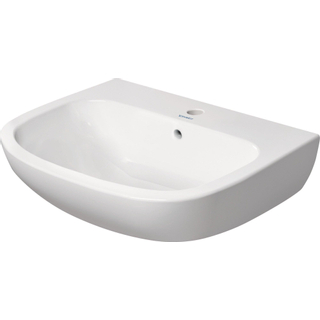 Duravit D-code wastafel 60 cm wit - 23106000002 - Sanitairwinkel.nl