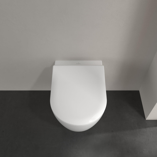 Villeroy & Boch Avento closetzitting slimseat met deksel met softclose ...