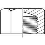 Messing dop binnendraad 3/8 - 0113012 - Sanitairwinkel.nl