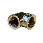 Go by Van Marcke koperen draadfitting elleboog 3/8FF messing verchroomd - A27175 - Sanitairwinkel.nl