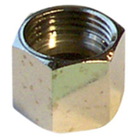 Nemo Go koperen draadfitting mof 1/2F x 1/2F messing cromé - A27030 - Sanitairwinkel.nl