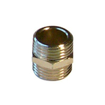 Nemo Go koperen draadfitting dubbel nippel 1/2M x 1/2M messing verchroomd - A27080 ...