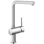GROHE Minta Robinet de cuisine 1 trou avec bec L chrome - 31375000 ...