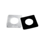 Burgerhout Kunststof muurplaat 125 mm 2 stuks PE zwart/wit - 400453865 ...