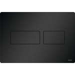 Tece Solid Bedieningsplaat - duospoeltechniek - mat zwart - 9240416 - Sanitairwinkel.nl